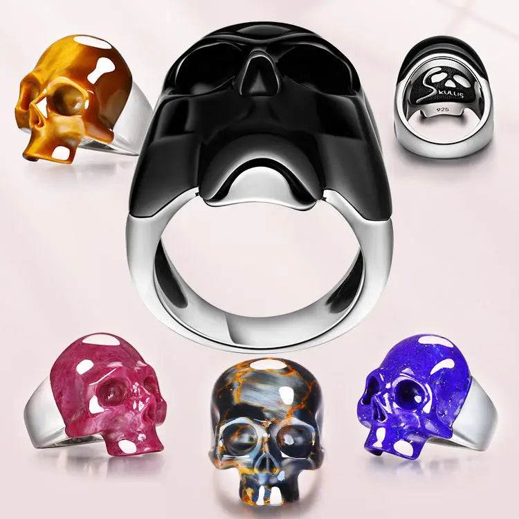 Signature Gem Skull Rings – Skullis Jewelry