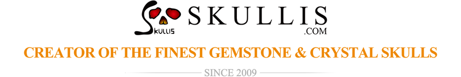 Skullis Signature Chrysoprase Gem Skull Pendant or Necklace, Hand Carv ...